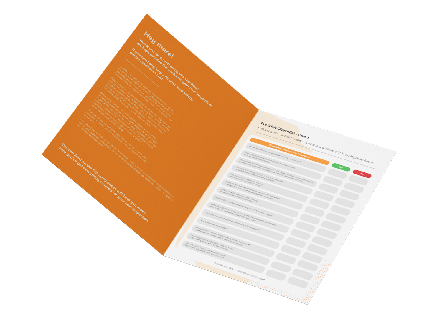 Food Hygiene Inspection Checklist - Download Now - Navitas Safety